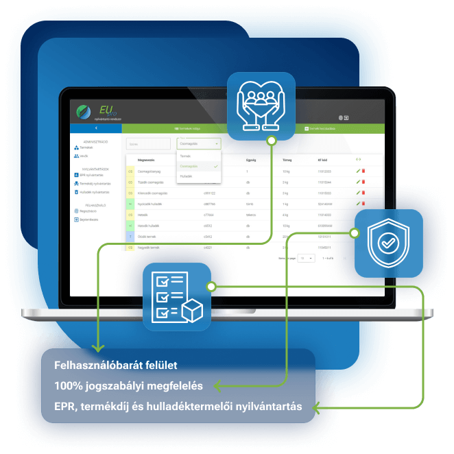 EU-PRO EPR szoftver - Hulladék Gazdálkodás